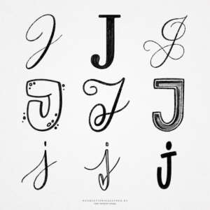 Cursive J